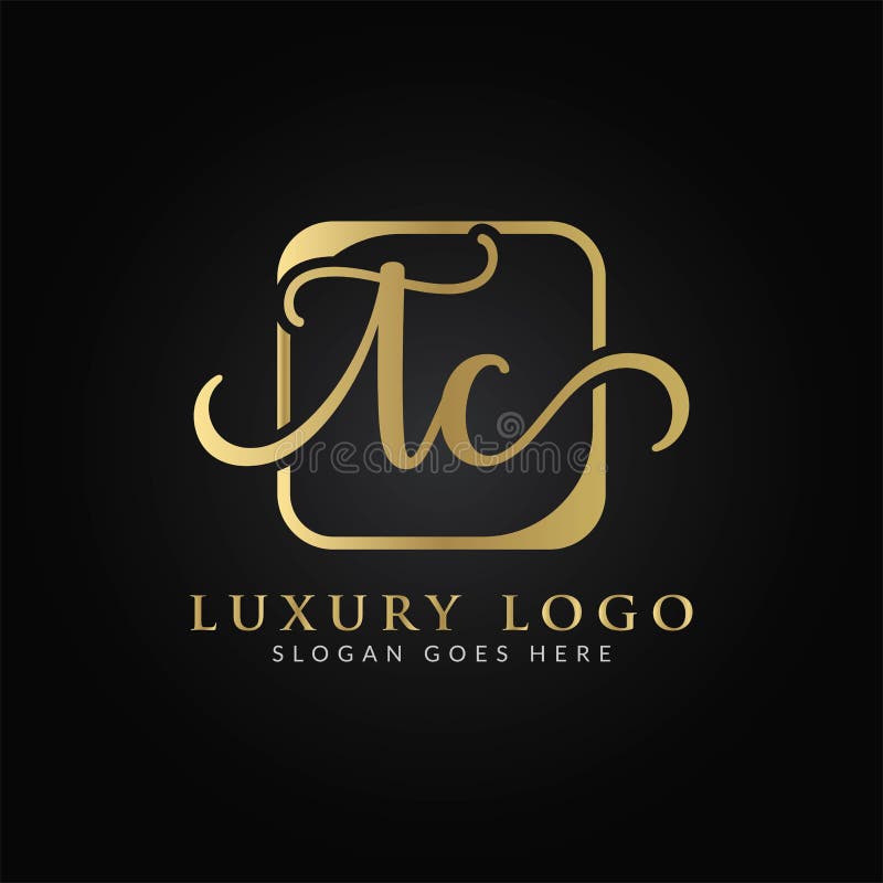 Initial TC Letter Logo Design Vector Template. Abstract Luxury Letter ...