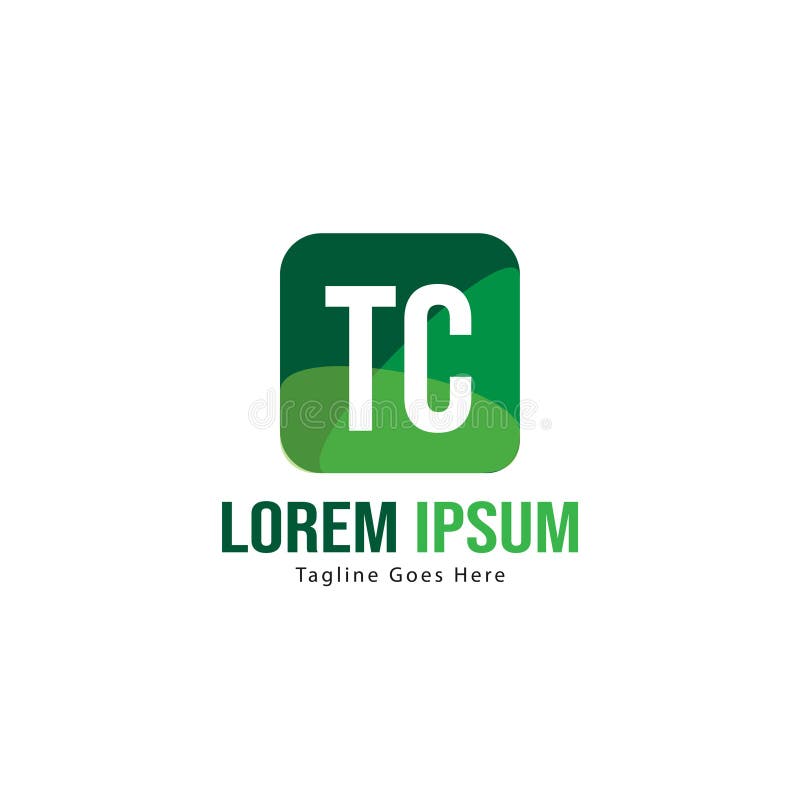 Initial TC Logo Template with Modern Frame. Minimalist TC Letter Logo ...