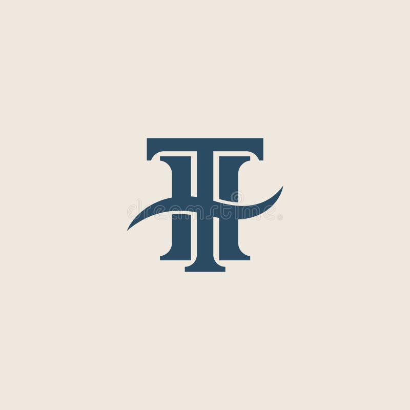 Initial TH HT H T Monogram Logo Template. Initial Based Letter Icon ...