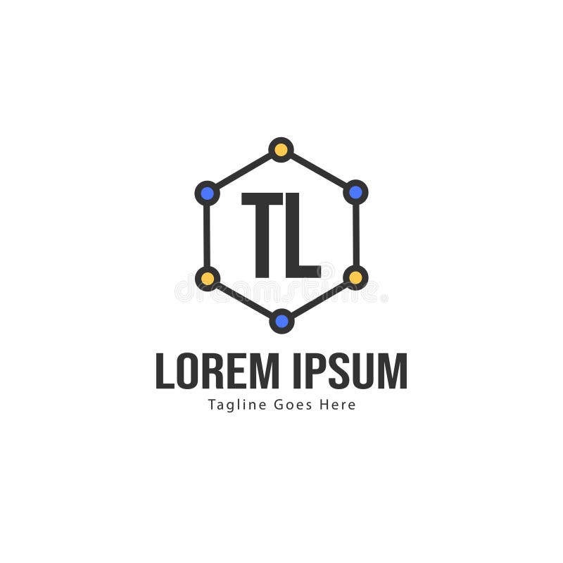 Initial TL Logo Template with Modern Frame. Minimalist TL Letter Logo ...