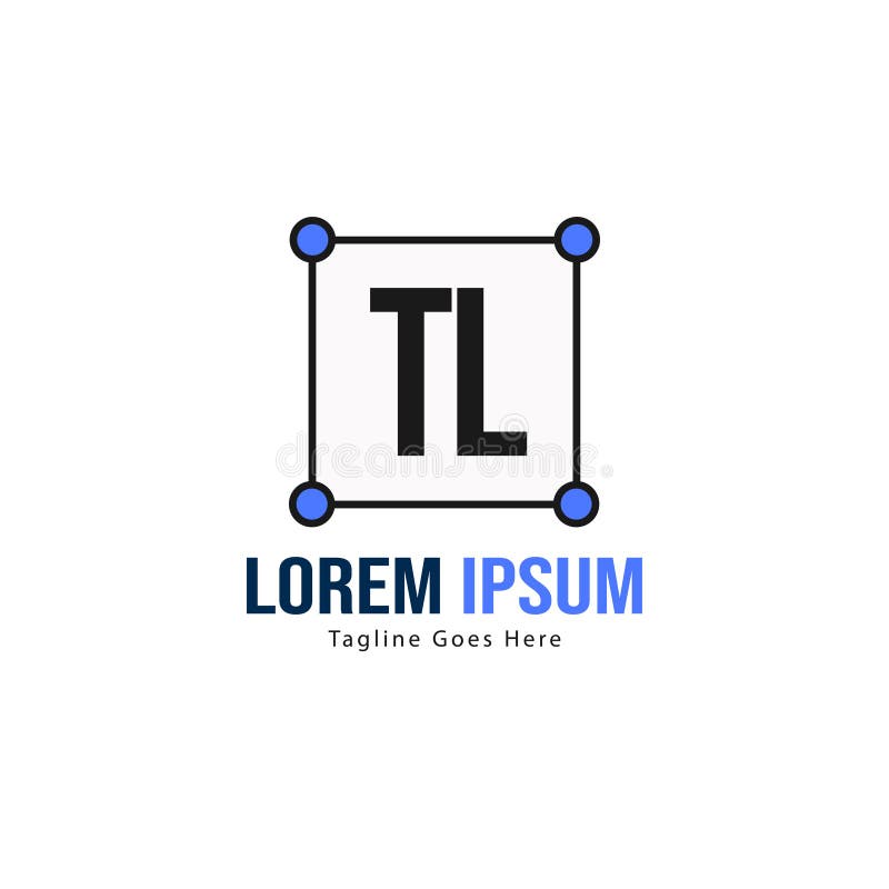 Initial TL Logo Template with Modern Frame. Minimalist TL Letter Logo ...