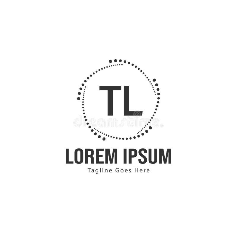 Initial TL Logo Template with Modern Frame. Minimalist TL Letter Logo ...