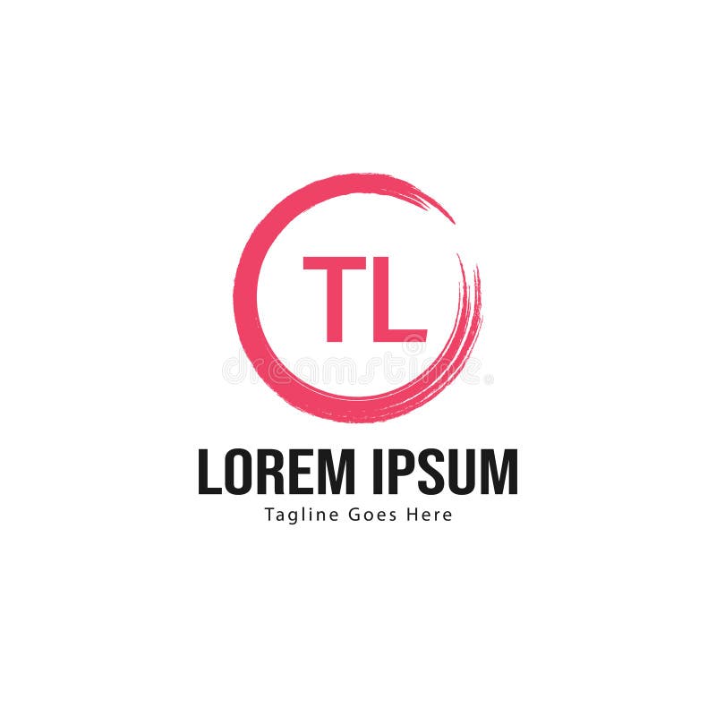 Initial TL Logo Template with Modern Frame. Minimalist TL Letter Logo ...
