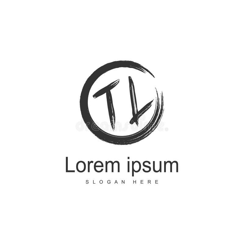 Initial TL Logo Template with Modern Frame. Minimalist TL Letter Logo ...