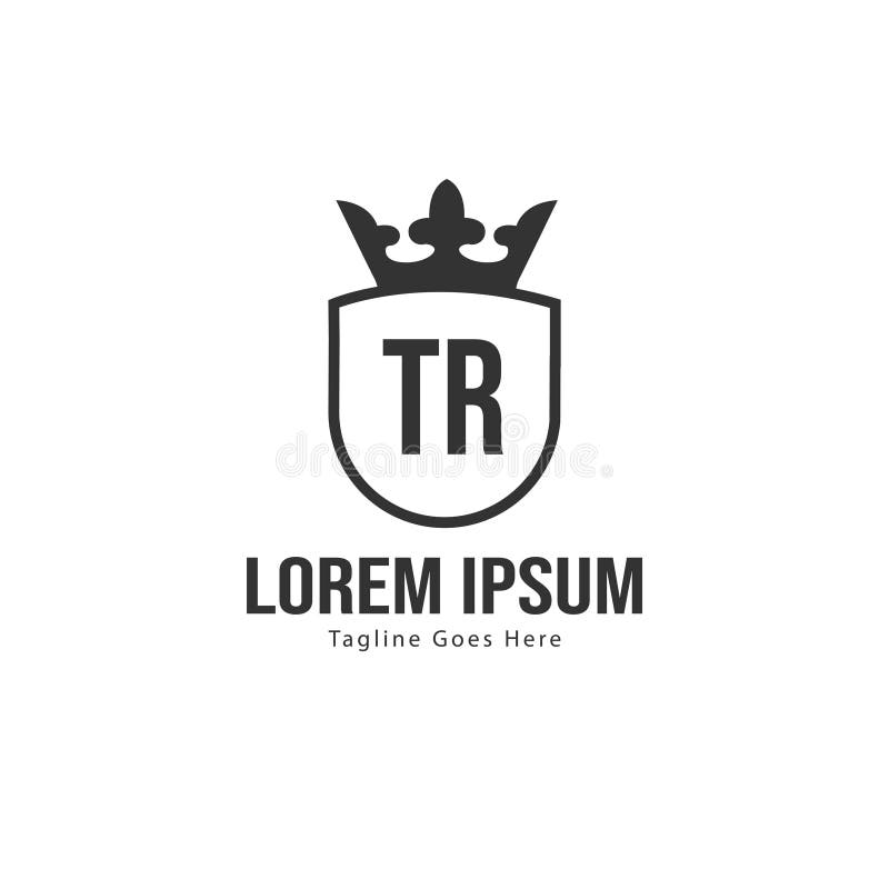 Initial TR Logo Template with Modern Frame. Minimalist TR Letter Logo ...