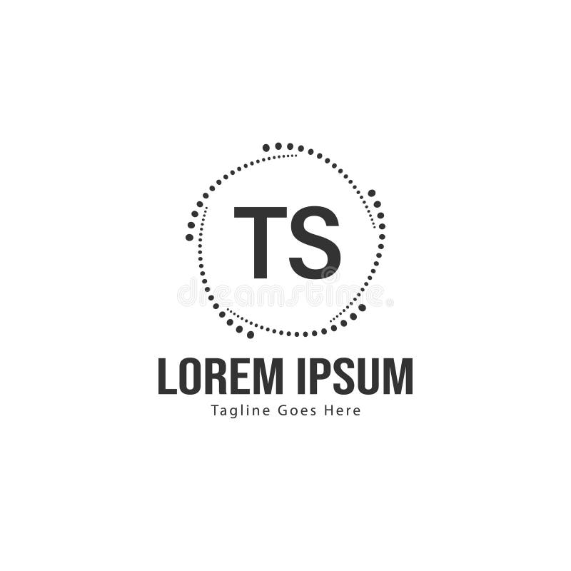 Initial TS Logo Template with Modern Frame. Minimalist TS Letter Logo ...