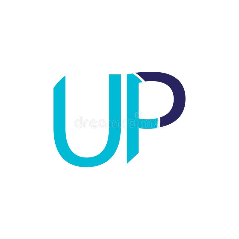 Initial up logo vector stock vector. Illustration of trendy - 173584487