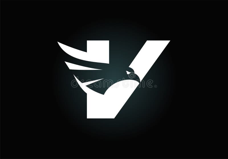 Eagle Letter V Shape Stock Illustrations – 99 Eagle Letter V Shape ...