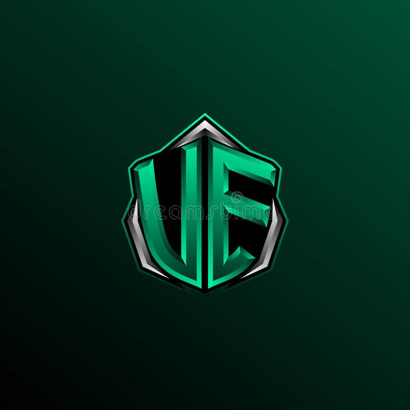 Initial VE Logo Design, Initial VE Logo Design with Shield Style, Logo ...