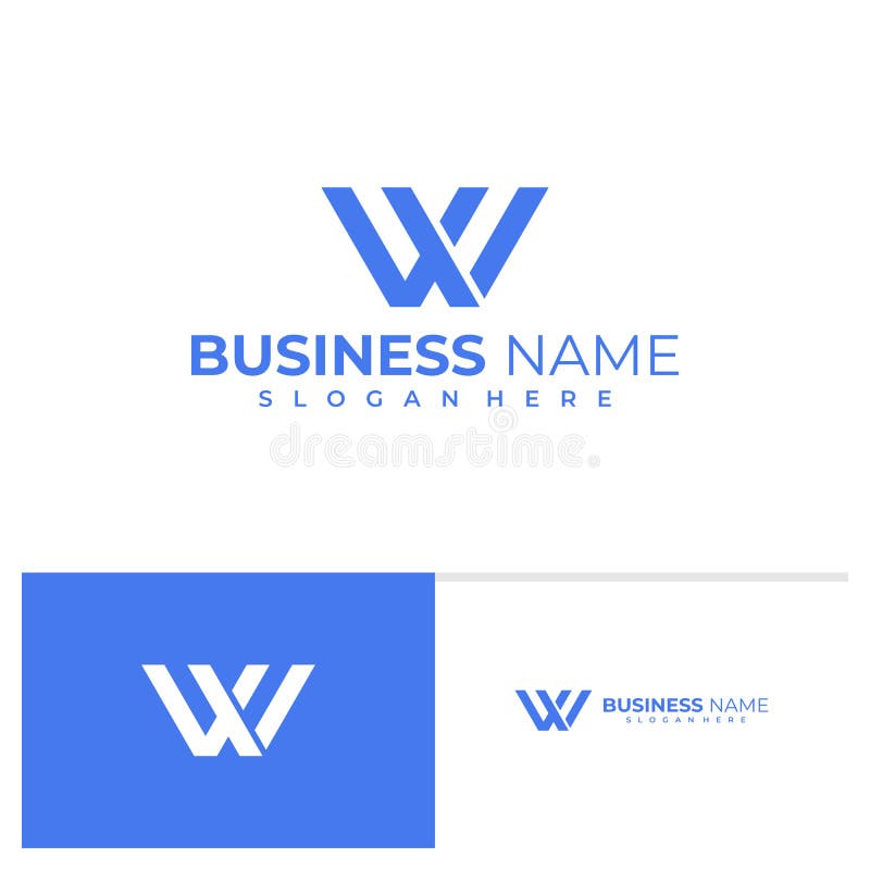 Initial W Logo Vector Template, Creative Letter W Logo Design Concepts ...