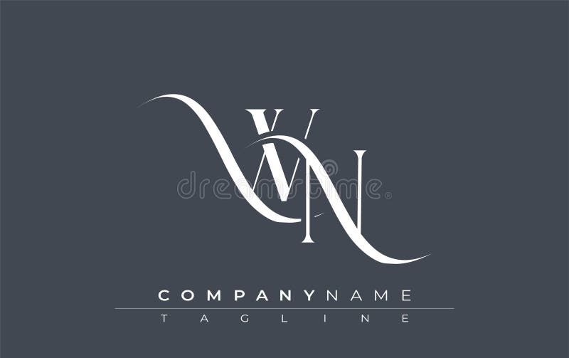 Initial WN Logo Design Vector Stock Vector - Illustration of creative ...