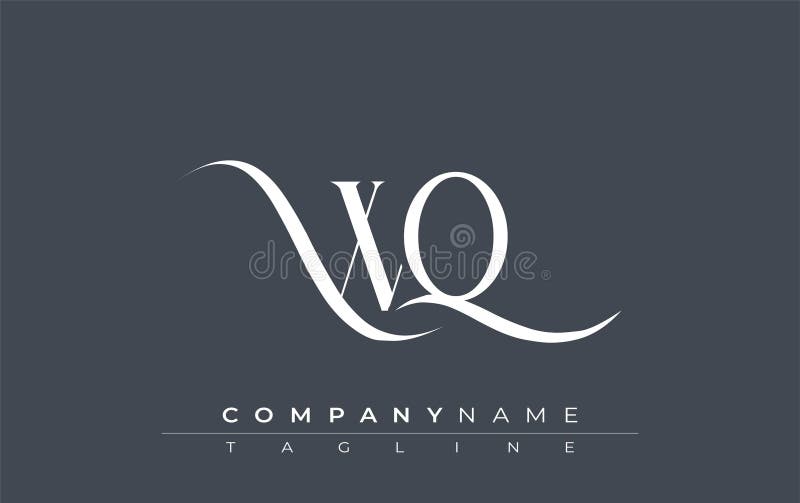 Initial WQ Logo Design Vector Stock Vector - Illustration of label ...