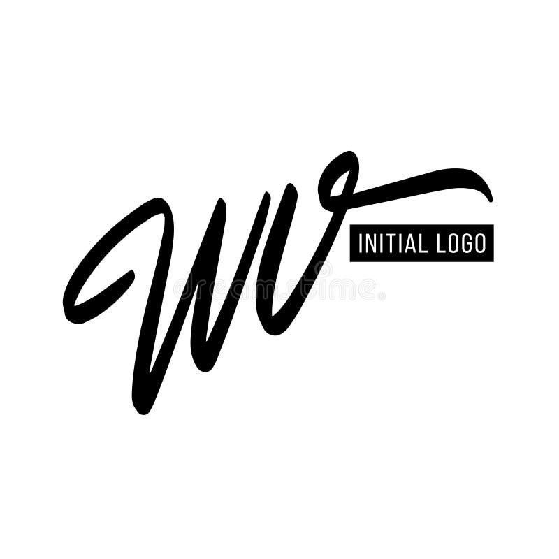 Initials-03-07 stock vector. Illustration of circle - 199925007