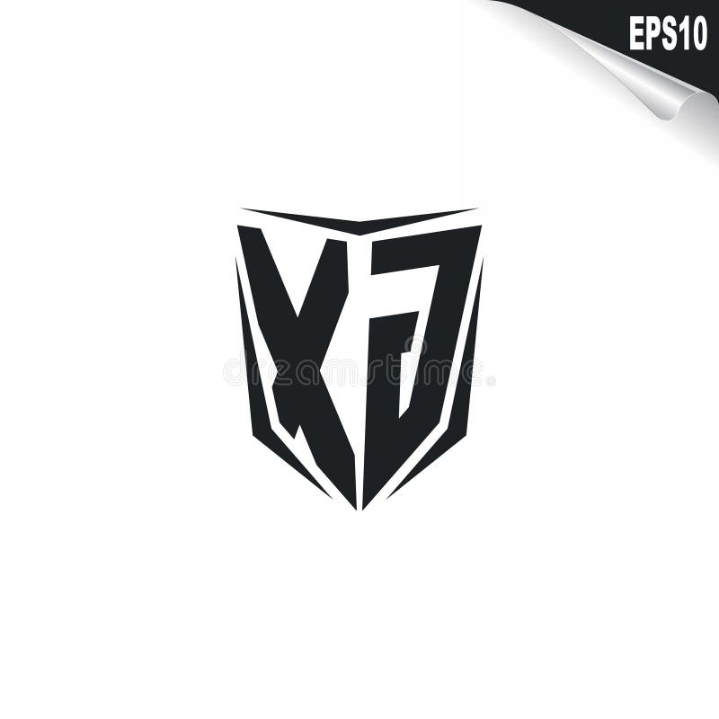 Initial XG Logo Design with Shield Style, Logo Business Branding Stock ...