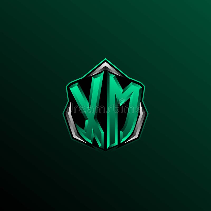 Initial XM Logo Design, Initial XM Logo Design with Shield Style, Logo ...