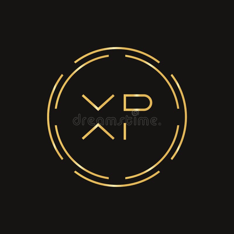 Initial XP Letter Logo Design Vector Template. Abstract Circle Letter ...
