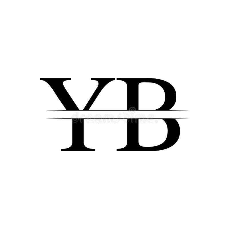 Initial YB Logo Design Vector Template. Creative Letter YB Business ...