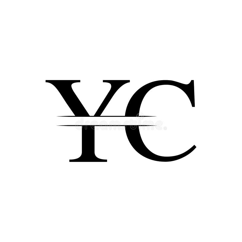 Initial YC Logo Design Vector Template. Creative Letter YC Business ...