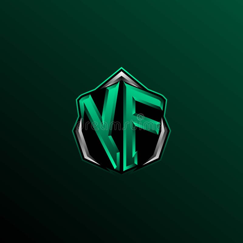 Initial YF Logo Design, Initial YF Logo Design with Shield Style, Logo ...