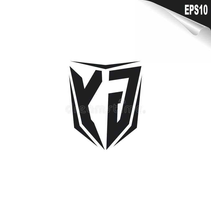 Initial YG Logo Design with Shield Style, Logo Business Branding Stock ...