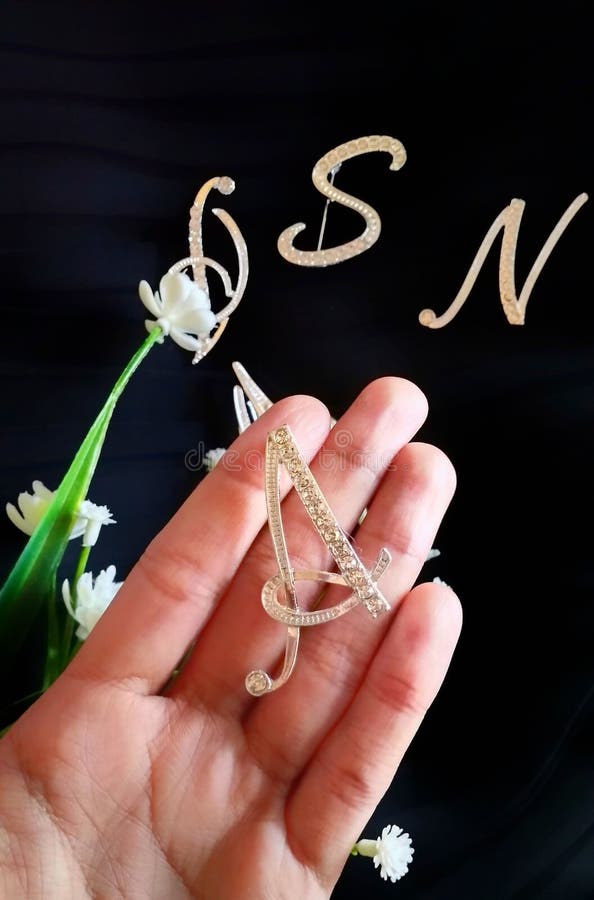 Is a the Initial of Your Name? Stock Image - Image of gemstone ...