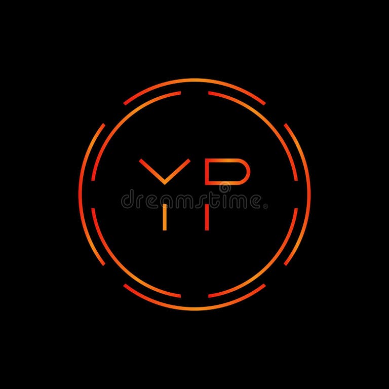 Initial YP Logo Design Vector Template. Creative Circle Letter YP ...