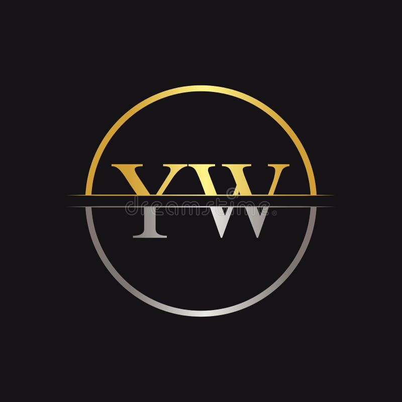 Initial YW Logo Design Vector Template. Creative Letter YW Business ...