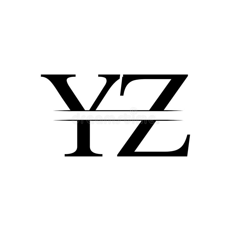 Initial YZ Logo Design Vector Template. Creative Letter YZ Business ...