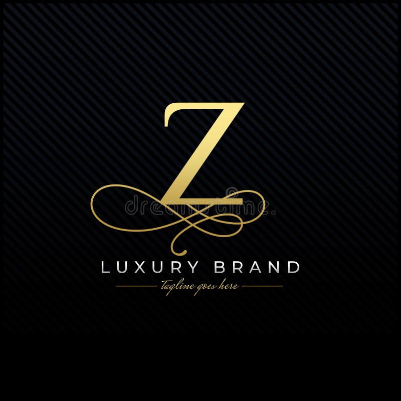 Initial Z Luxury Letter Logo Design , Elegance Wedding Initial Monogram ...