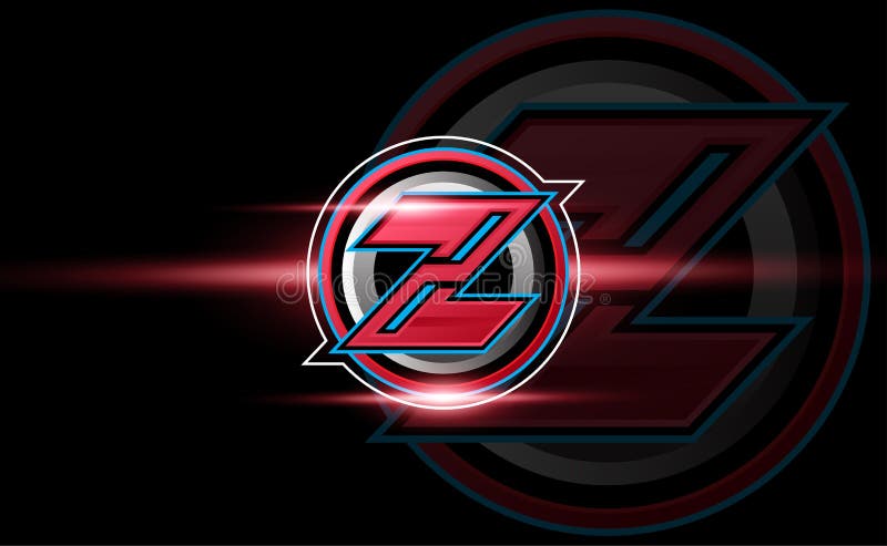 Initial Z, Vector Initial Letter Monogram Esport, Twitch and Gaming ...