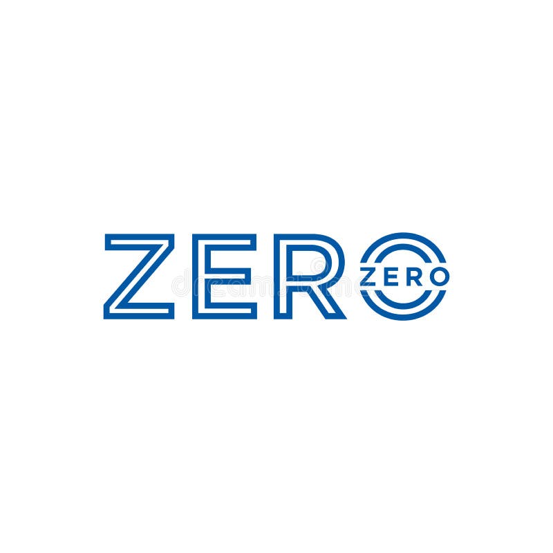 Simple Initial Z, Zero Logo Design Vector Stock Vector - Illustration ...