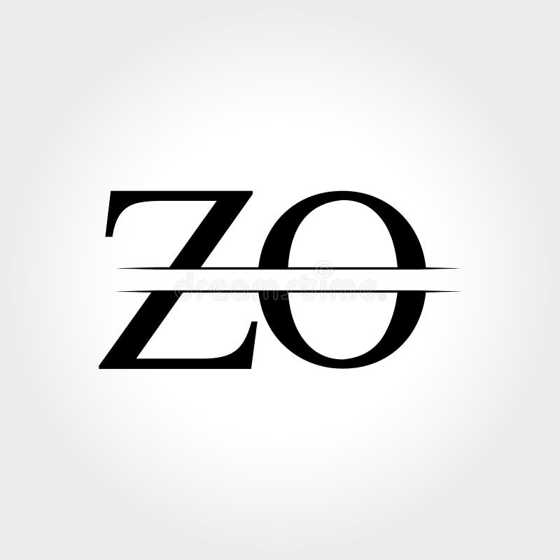 Initial ZO Logo Design Vector Template. Creative Letter ZO Business ...