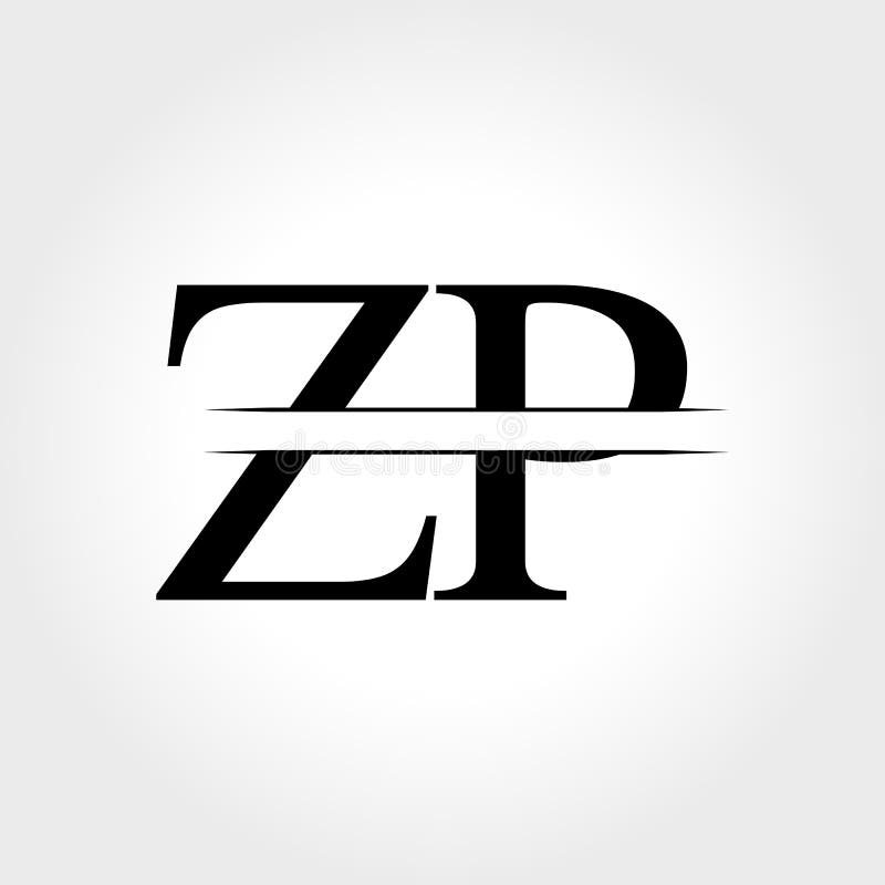 Initial ZP Logo Design Vector Template. Creative Letter ZP Business ...