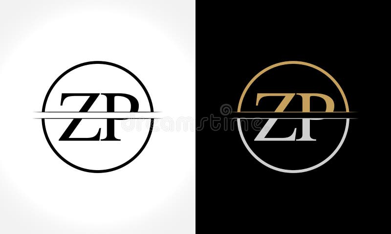 Initial ZP Logo Design Vector Template. Creative Letter ZP Business ...