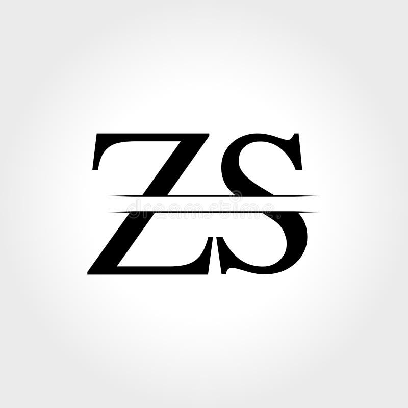 Initial ZS Logo Design Vector Template. Creative Letter ZS Business ...