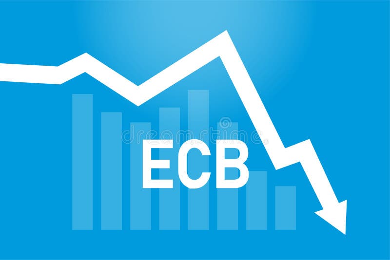 Euro Symbol Together with Initials ECB Stock Illustration ...