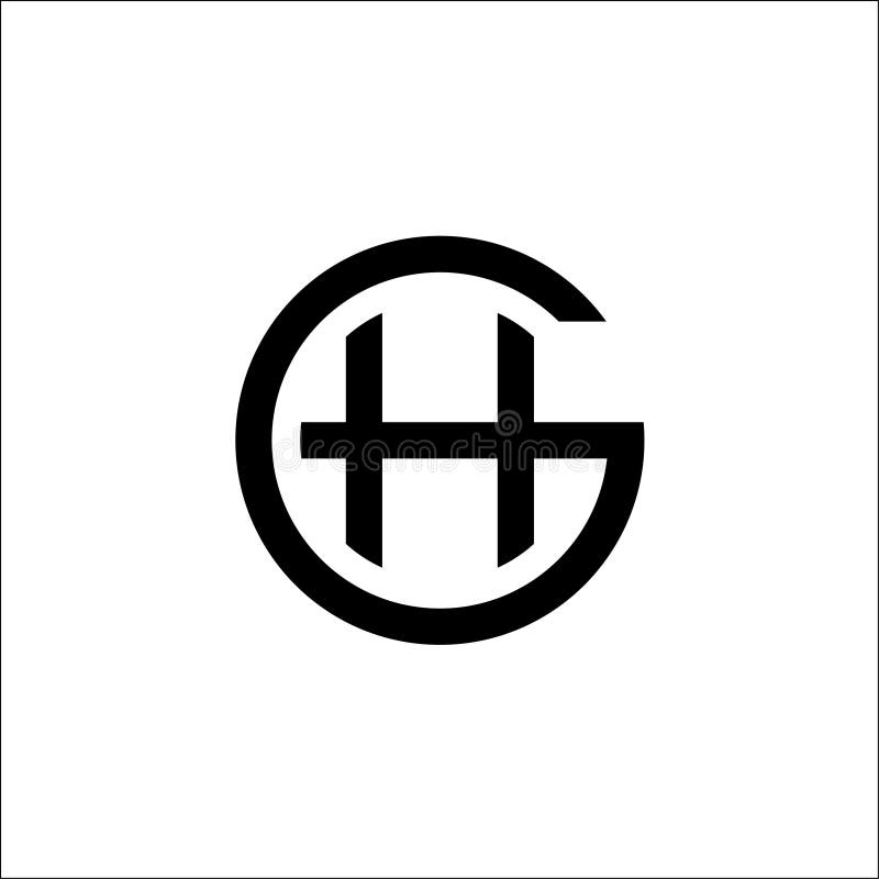 Initials GH Logo Vector Template,letter GH Stock Vector - Illustration ...