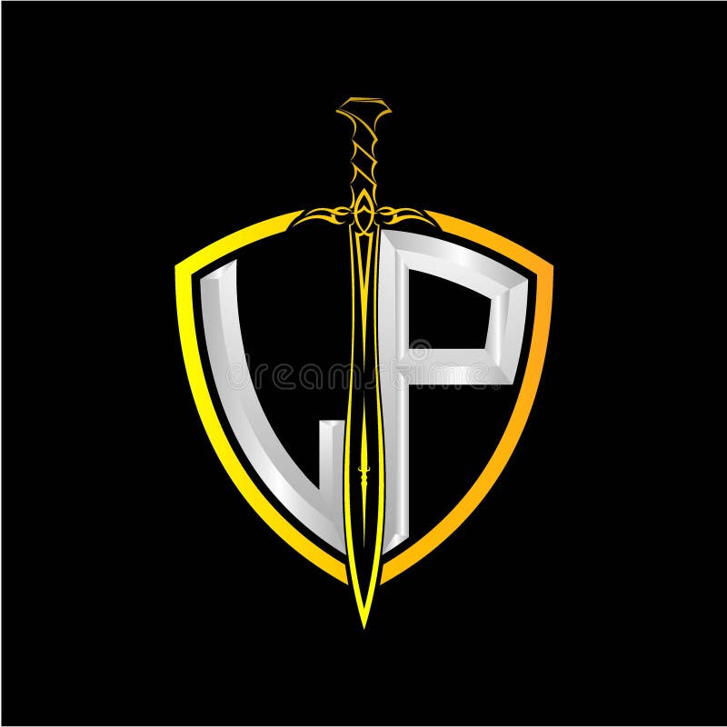 Sword Letters L Logo stock vector. Illustration of kingdom - 210136096