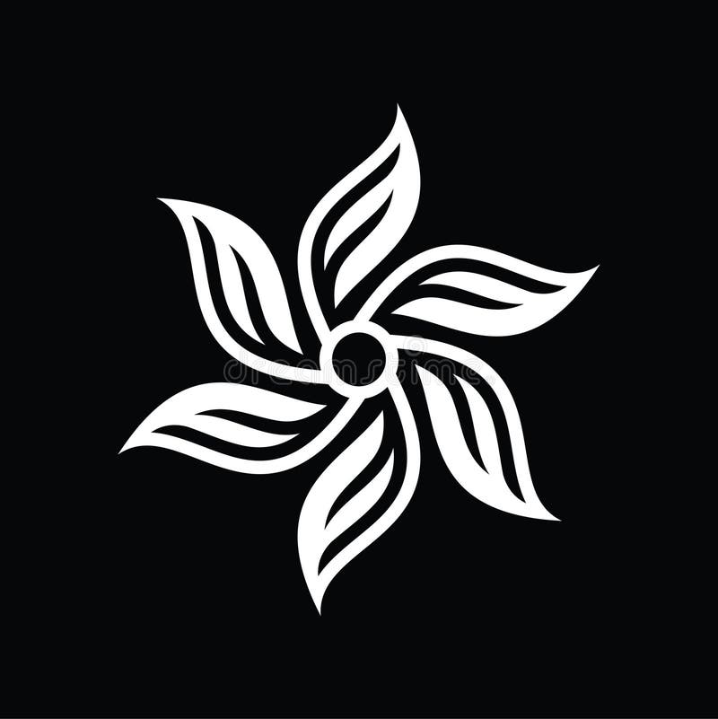 Initials Letter F Pattern Ornament Leaf Logo Design Inspiration Stock ...