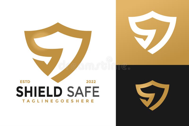 Initials Letter S Shield Safe Logo Design, Brand Identity Logos Vector ...
