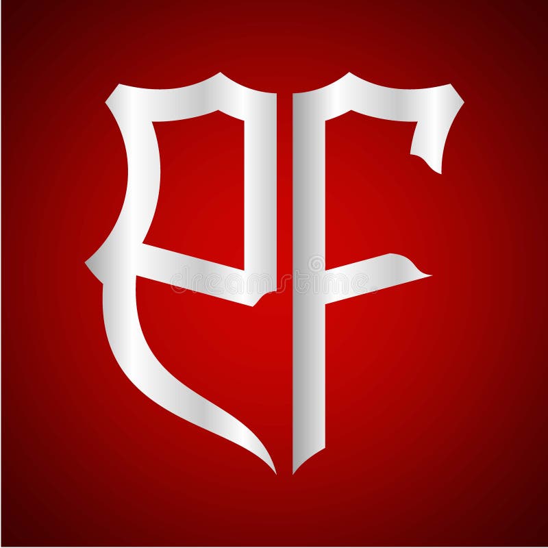 The Initials a a is a Shield Decorated with Knightly Swords, the ...