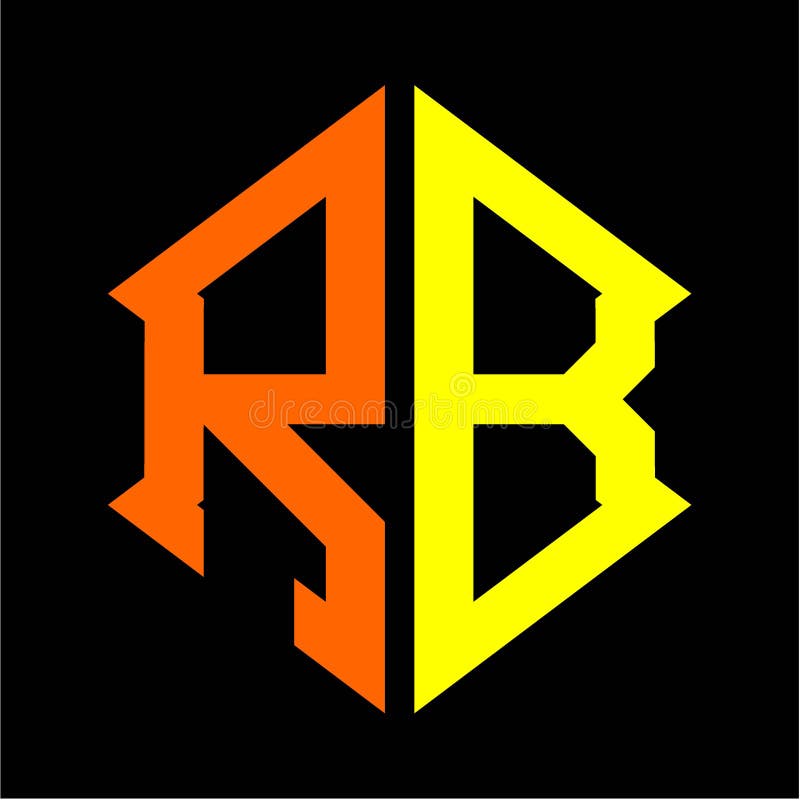 Initials R B Hexagon Monogram Logo Stock Illustrations – 7 Initials R B ...