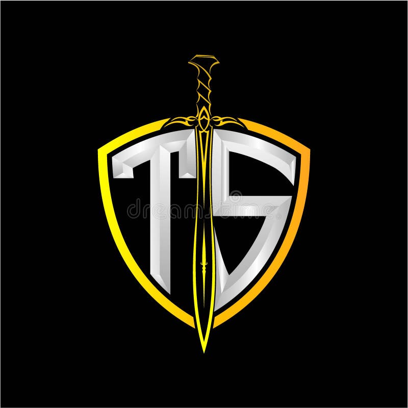 The Initials T S is a Shield Decorated with Knightly Swords, the ...
