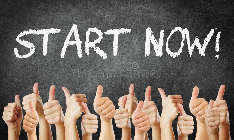 Inizio ora immagine stock. Immagine di giustificazioni - 47876715