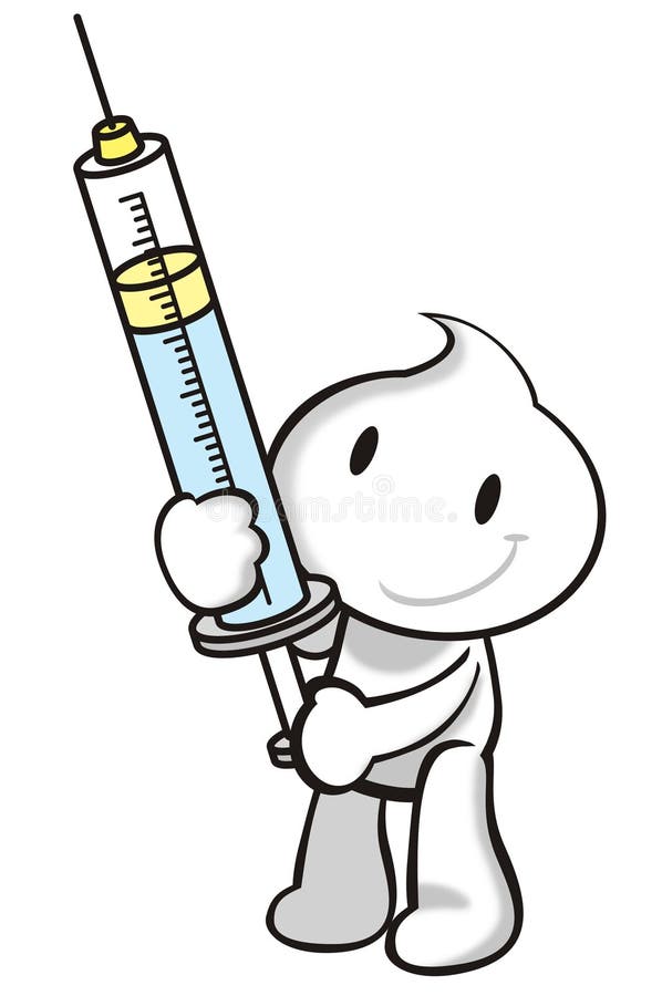 Arts Die Een Injectie Geven Stock Illustratie - Illustratie bestaande ...