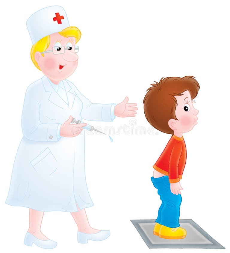 Nurse Giving Injection Stock Illustrations – 351 Nurse Giving Injection ...