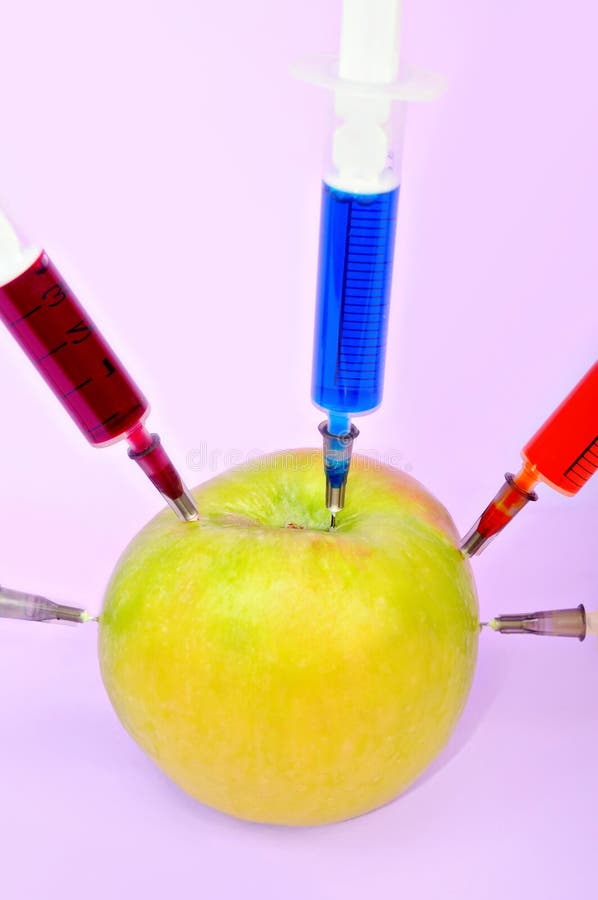 Injection in an apple stock photo. Image of dose, health - 17222614