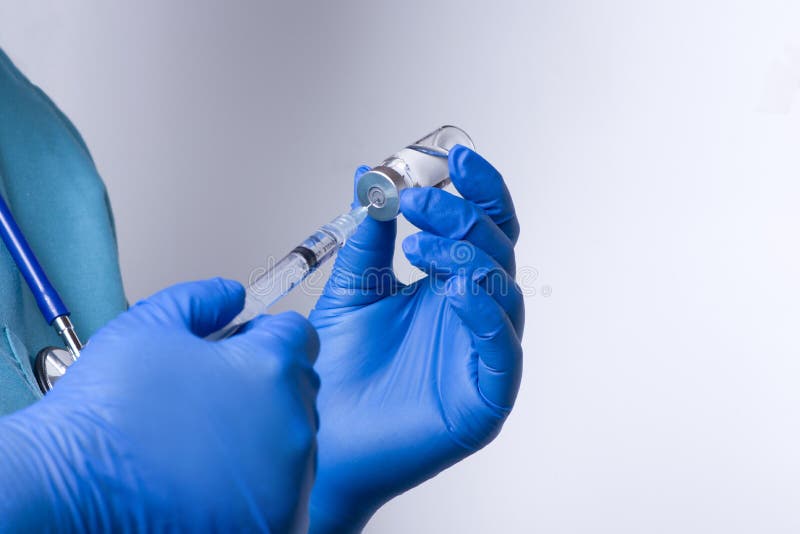 Injection Draw stock photo. Image of injection, blue - 48923308