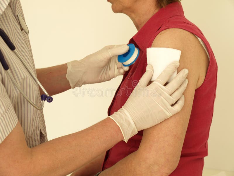 Injection dressing stock image. Image of hygienic, painful - 24820093