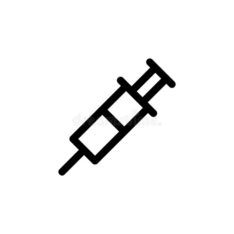 Injection Icon stock vector. Illustration of inject - 181899979
